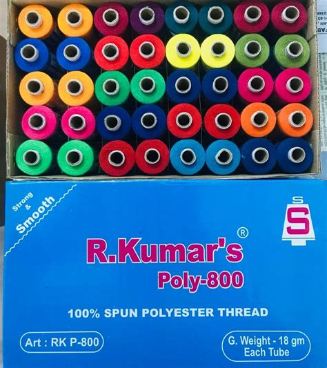 Rk P800 Spun Polyester Thread For Sewing Packaging Type Box At Rs