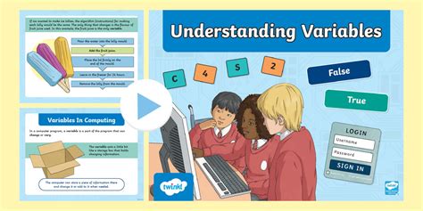 Understanding Computer Variables Powerpoint Ks2 Twinkl
