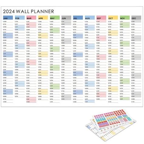 Jaarplanner 2024 Optimaal Tijdbeheer En Inspirerend Design Op 74 X 52
