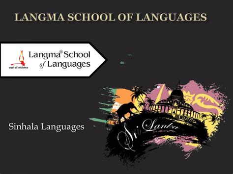 1 Sinhala Language Institute Learn Sinhala Language Online Sinhala Classes 9810117094 Ppt