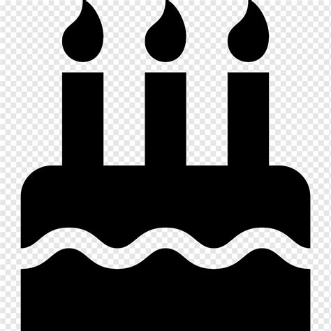 생일 케이크 솔리드 아이콘 Png Pngwing