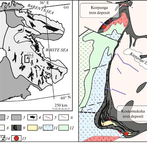 Scheme Of The Geological Structure Of The Fennoscandian Shield A And