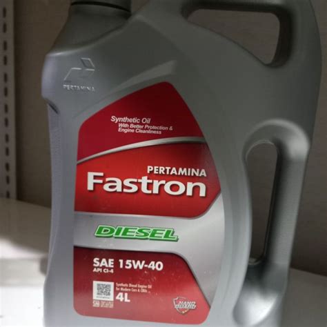 Oli Pertamina Fastron Diesel Sae 15w 40 Api Cl 4 Galon 4 Liter Lazada Indonesia