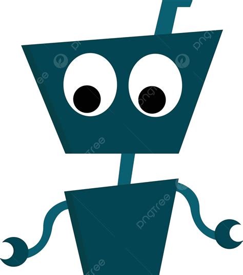 Ilustración De Un Robot Colorido Con Automatización De Ilustración De