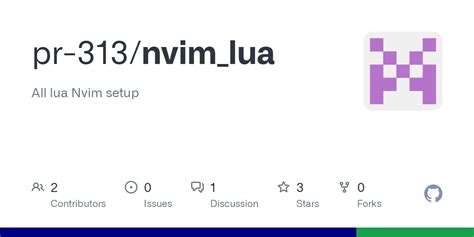 GitHub Pr Nvim Lua All Lua Nvim Setup