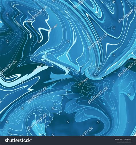 Abstract Blue Background Liquid Texture Stock Illustration 2151146341