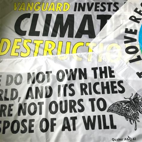 Transatlantic Quaker Action Protests Vanguards Environmental Impacts