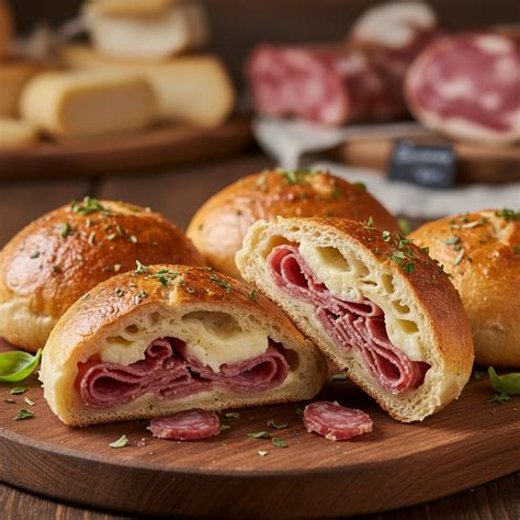 Best Neapolitan Salami Provolone Buns Recipe