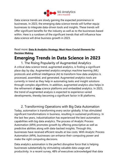 Ppt Top Data Science Trends To Look Forward In 2023 Powerpoint Presentation Id 11791060