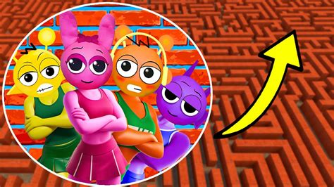 All New Garrys Mod Maze Escape From Sprunki And Hulk And Scp 096 Youtube