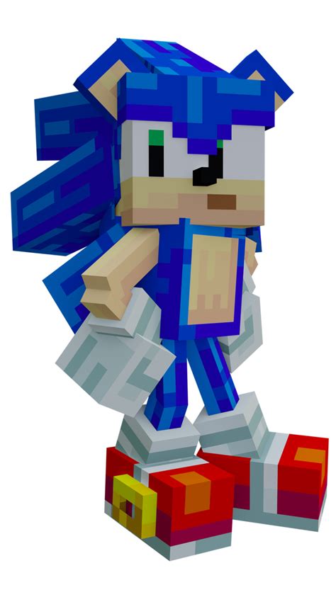 Minecraft Sonic Blend Fbx By Langtanium On Deviantart