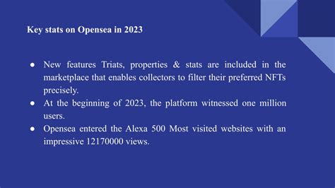 Ppt Essential Stats On The Opensea Clone Script In 2023 Powerpoint