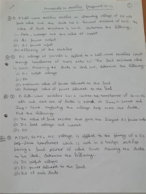 Assignment 2 Questions Download Free Pdf Power Electronics
