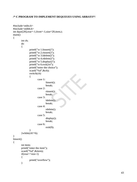 Data Structures Programs Pdf Software Engineering Algorithms And Data Structures