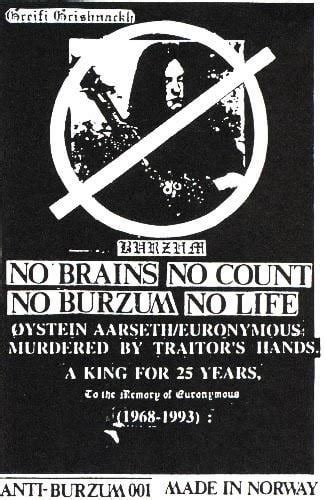 Anti Burzumvarg Flyer Rthuleancult