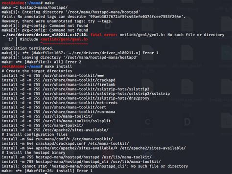 Cant Install Mana Toolkit On Kali Linux 20194 · Issue 110 · Sensepostmana · Github