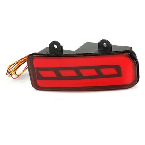 Red Led Rear Bumper Reflector Tail Brake Lights For Honda Crv Cr V 2015 2016 Ebay