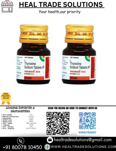 Thyrox 112mg Thyroxine Tablets At Rs 18585bottle Tablets In