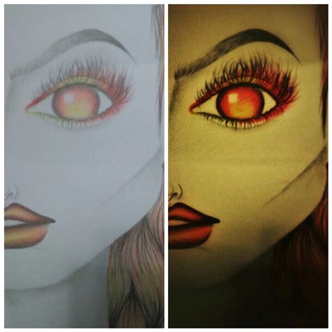 Original Vs Edit Halloween Face Makeup Face Makeup Halloween Face