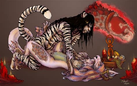 Rule 34 2014 Anthro Barbs Breast Grab Breasts Candle Cum Cum In Pussy