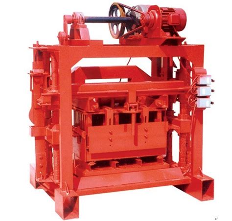 Semi Automatic Small Manual Concrete Hollow Brickblock Making Machine
