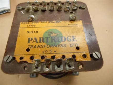Partridge Output Transformer Type 3141b Used £50 00 Picclick Uk