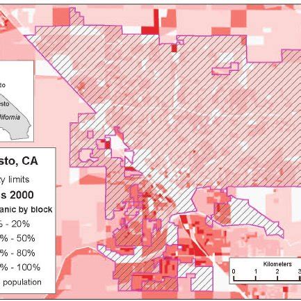 Majority Latino Neighborhoods In Southern Modesto California Were
