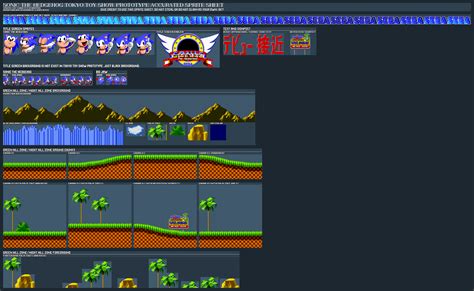 Sonic 1 Tts Accurated Sprite Pack V08 05 23 By Arifthespriter On Deviantart