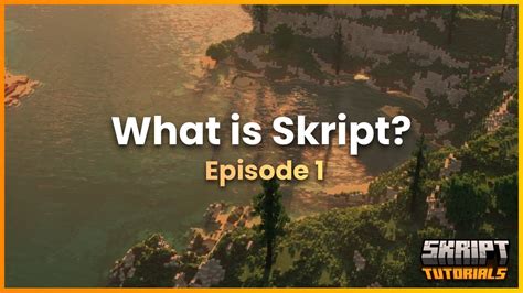 Minecraft Skript Tutorial 1 What Is Skript Youtube
