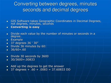 ppt introduction to coordinate systems and working with coordinate