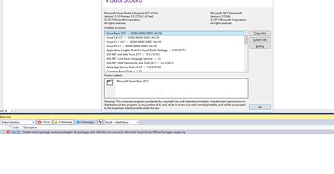 Error For Failing To Restore Packages Needs Cleanup · Issue 6097 · Nugethome · Github