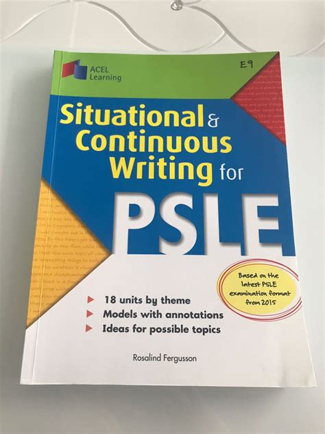 Situational And Continuous Writing For Psle Hobbies And Toys Books