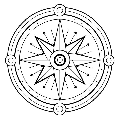 Premium Vector Simplified Illustration Of A Compass In Vector Format