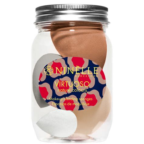 Ninelle Virtuoso Nature Colours Set Of Drop Shape Blending Sponges Набор спонжей купить в
