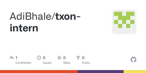 aditya bhale on linkedin github adibhale txon intern