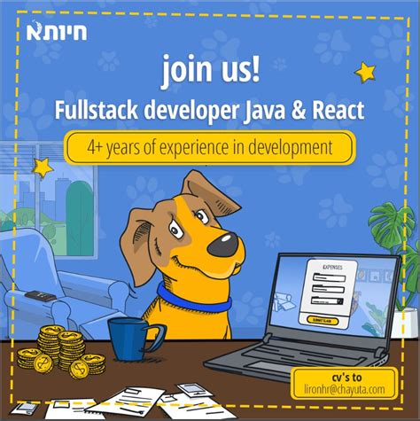 Liron Dahan On Linkedin Chayuta Is Looking A Fullstack Javareact Dev Experience Is