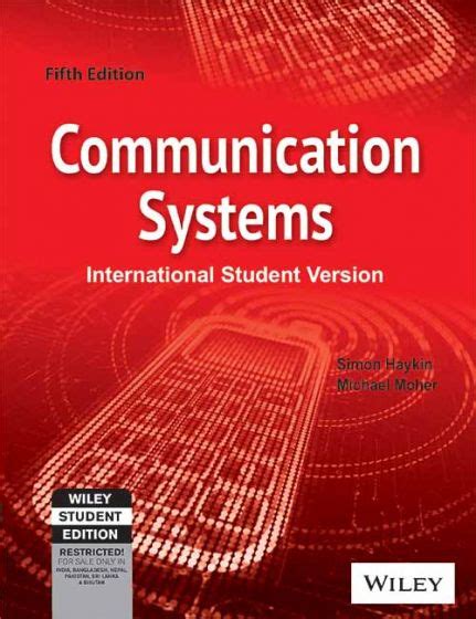 Communication Systems 5ed Bysimon Haykin 9788126521517 Universal