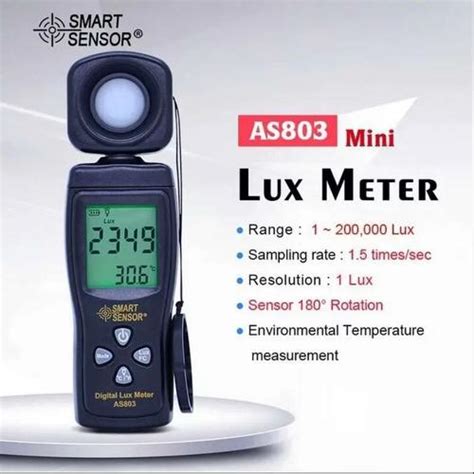 Jual Digital Lux Meter As803 Light Meter Cahaya Tester Smart Sensor Uji Pengukur Intensitas