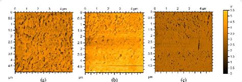 Current Sensing Atomic Force Microscopy Images Csafm Of Different