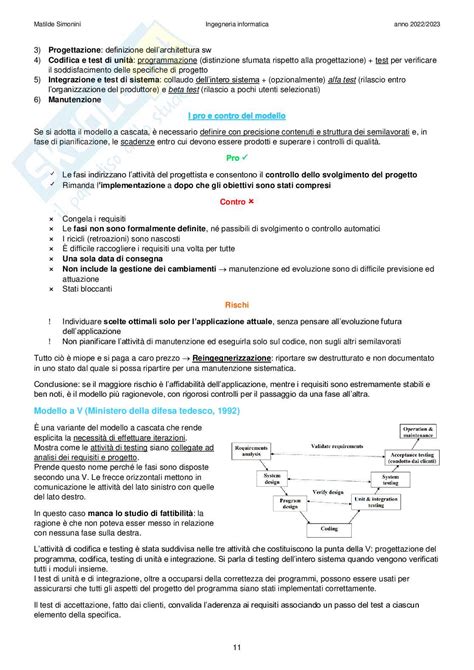 Appunti Di Ingegneria Del Software Appunti Di Ingegneria Del Software