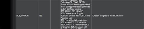 rc5 option parameter set to unknown 153 plane 4 4 ardupilot discourse
