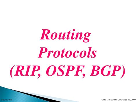 PPT Routing Protocols RIP OSPF BGP PowerPoint Presentation Free Download ID 9108330