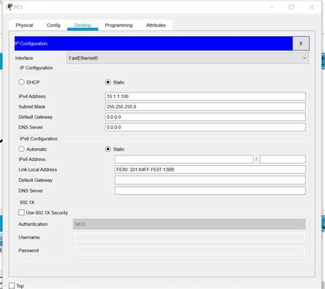 Network Engineer Stuff Cisco Packet Tracer Configure Ip Address To