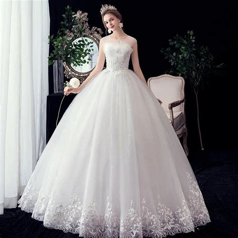 Elegant Lace Princess Ball Gown Wedding Dress On Luulla