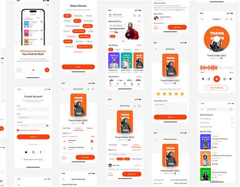 Ebook And Audio Book App Ui Design Behance Behance