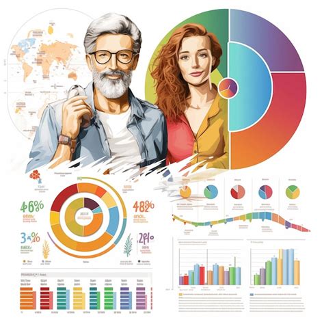 Premium Photo Business Data Infographic Analysis