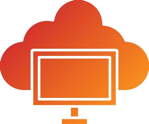 Cloud Computing Icon Style 6060185 Vector Art At Vecteezy