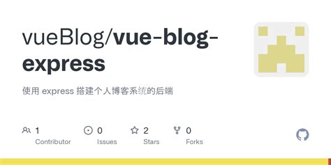 Github Vueblog Vue Blog Express Express