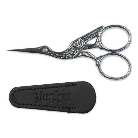 Gingher Stork Embroidery Scissors Blick Art Materials