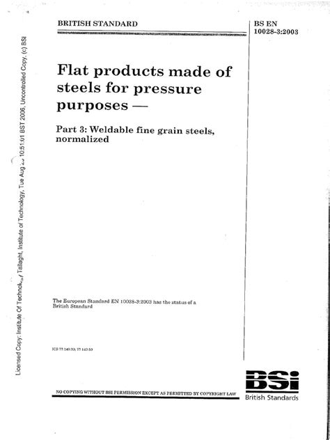 Bs En 10028 3 Pdf